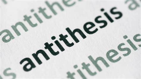 Antithesis As A Figure Of Speech Meaning Usage Examples