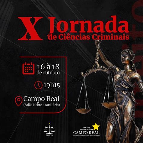 Jornada Em Ciências Criminais Centro Universitário Campo Real Guarapuava