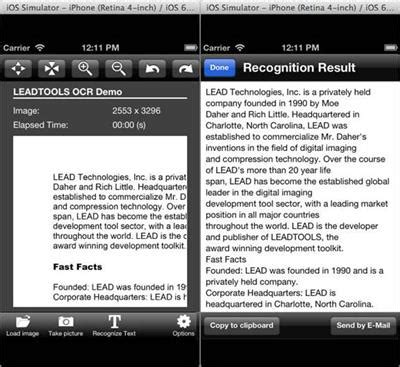 Multi Platform OCR With LEADTOOLS 18 CodeProject