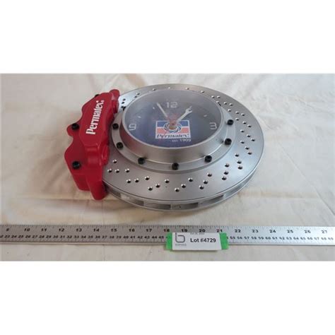 Permatex Brake Caliper Plastic Advertising Clock Bodnarus Auctioneering