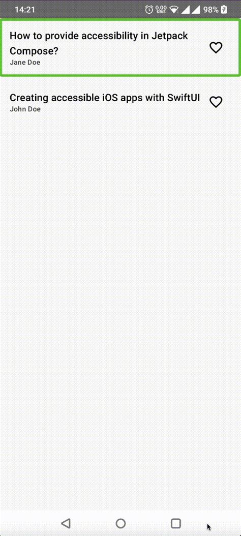Making Your Android App Accessible Semantic Properties And Screen