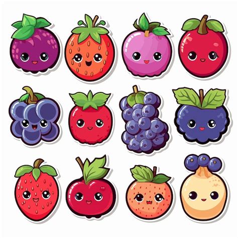 Premium Vector Cute Fruit Vector