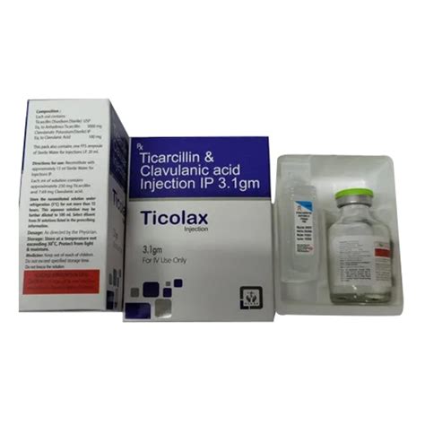 Ticarcillin And Clavulanic Acid Injection Ip Recommended For Doctor At Best Price In Mumbai A