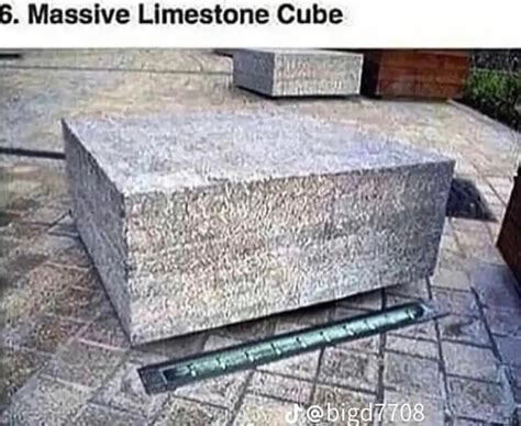 Sites Down Heres A Massive Limestone Cube Rjanitoraiofficial