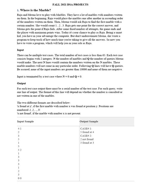 Fall 2021 Dsa Suggested Projects Fathima Pdf Sequence Numbers
