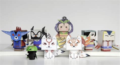 Okami Cubee Characters Templates Free Download