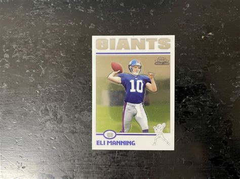 Sold Price 2004 Topps Chrome 205 Eli Manning Rookie Card Invalid