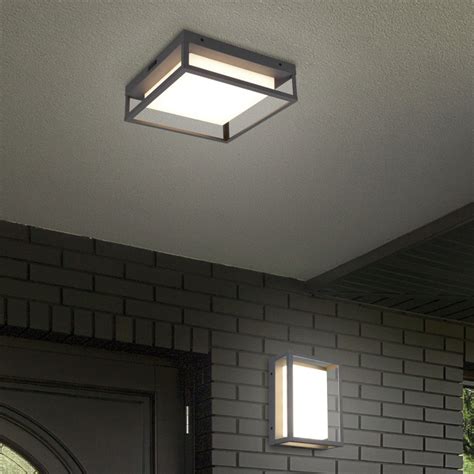 Plafonnierapplique Dextérieur Led Witham Trio Leuchten Comptoir