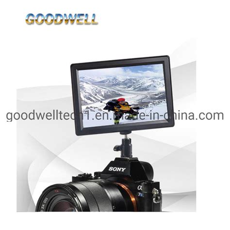 HDMI Input Output Camera Mount LCD Monitor IPS Panel 1920X 1200 7 Inch TFT LCD TFT LCD And LCD