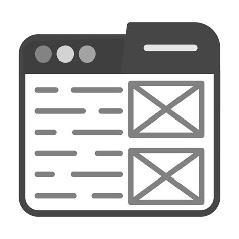 Premium Vector Wireframe Sketching Icon Vector Image Can Be Used For