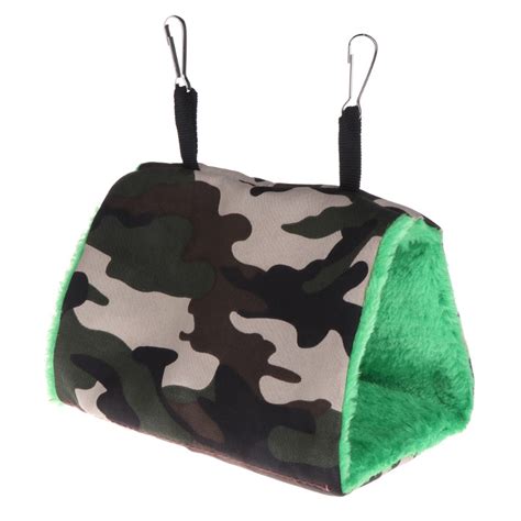 Badu Bg Гнездо за папагал Хамак Висяща клетка Топла зимна клетка за птици Играчки за легло Къща