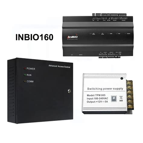 zk inbio 160 260 460 ip based tcp ip door access control board rs485