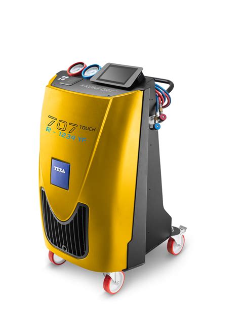 TEXA AIRCO KONFORT 707 TOUCH AIRCOSERVICE MACHINE R1234YF WDG Service
