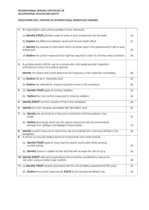 Pdf Nebosh Igc2 Exam Questions Ihsec Dokumentips