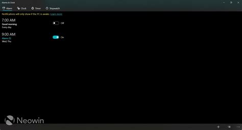 Windows Alarms Clock App Gets A Major Redesign For Insiders Neowin