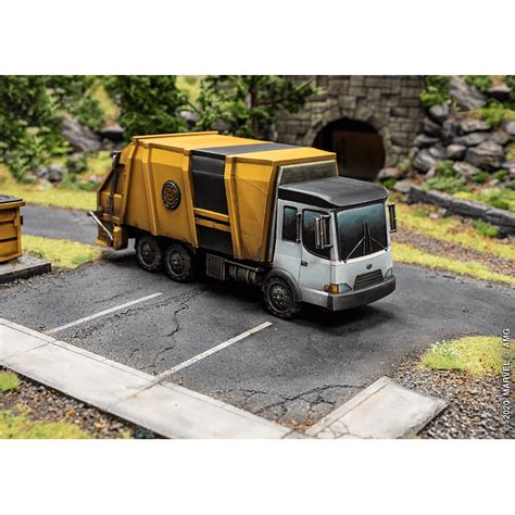 Marvel Crisis Protocol Nyc Commercial Truck Terrain Pack