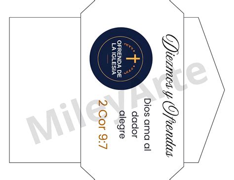 Printable Tithe And Offering Envelope Templates For The Church Etsy