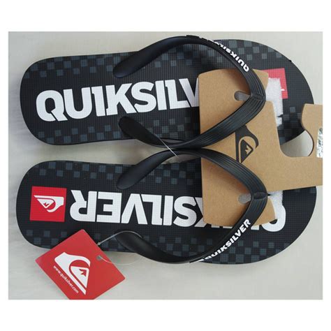 Quiksilver Shoes Quiksilver Mens Flip Flops Sandals Black 2 Java