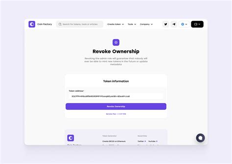 How To Revoke Ownership Of A Token On Ton Network Coinfactory