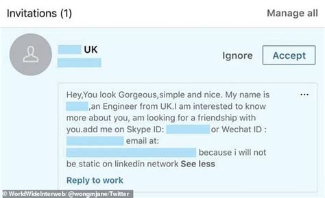 Amusing Gallery Reveals The VERY Bold Attempts At Using LinkedIn Like A Dating App Daily Mail