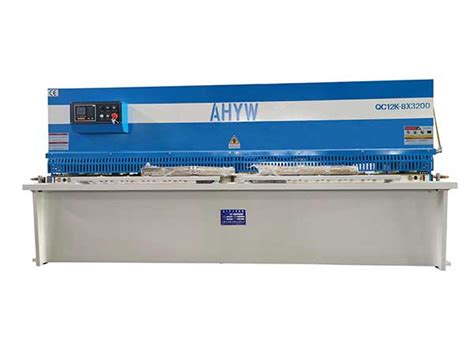 QC12K Hydraulic Swing Beam Shearing Machine AHYW
