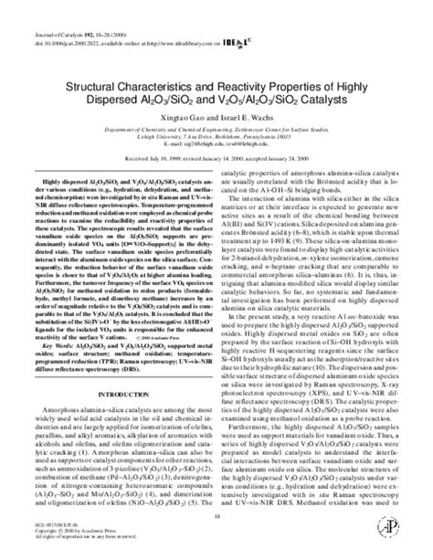 pdf structural characteristics and reactivity properties of highly