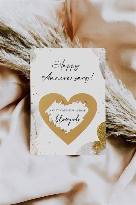 Happy Anniversary Blowjob Scratch Card Jolicoon