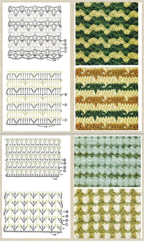 Схемы для вязания крючком Учебник вязания крючком Виды петель для вязания крючком Схемы