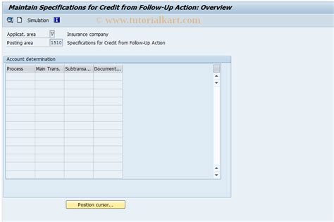 FQC SAP Tcode Credit Specific From Follow Up Acts