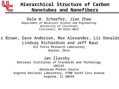 Ppt Hierarchical Structure Of Carbon Nanotubes And Nanofibers Dokumentips
