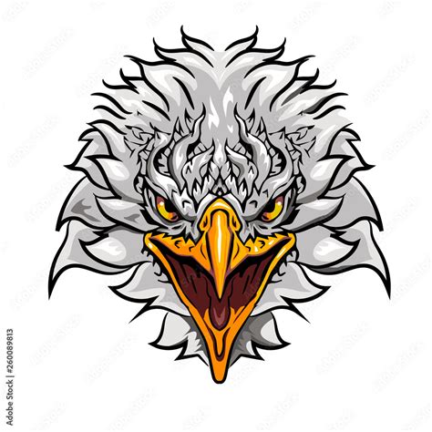 Eagle Face Vector Stock Vector Adobe Stock