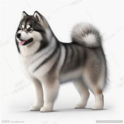阿拉斯加雪橇犬设计图家禽家畜生物世界设计图库昵图网