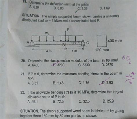 Determine The Deflection At Center Of Beam The Best Picture Of Beam