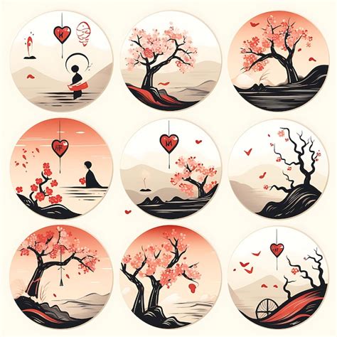 Set Of Sake Sunset Lovei Apologize But I Wont Be Able To Generate D