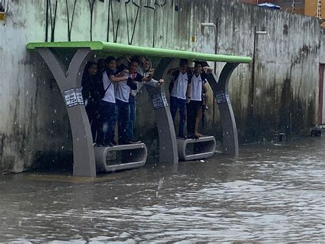 Natal Registra Pontos De Alagamento Em Avenidas Após Chuva Na Manhã