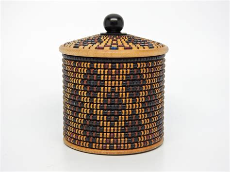 Basket Illusion Lidded Box American Association Of Woodturners
