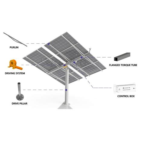 pv tracking controller solar power system single axis solar tracker