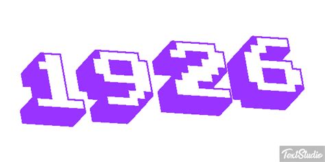 1926 Number Animated  Logo Designs