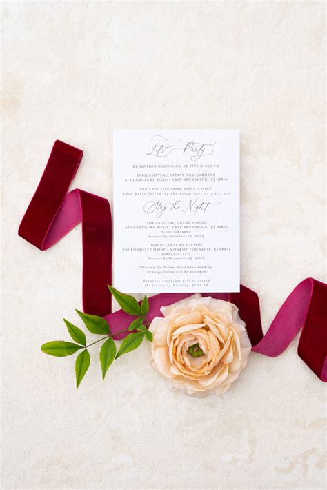 What Details To Include On A Wedding Insert Card