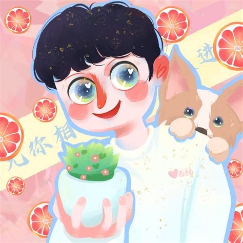 西柚尤尤 插画 摸鱼网 Σ っ Д っ 让世界更萌 mooyuu