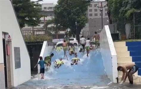 花蓮淹水斜坡變水道 醫：踏汙水恐染病 但颱風可驅感冒 醫師觀點 健康 世界新聞網