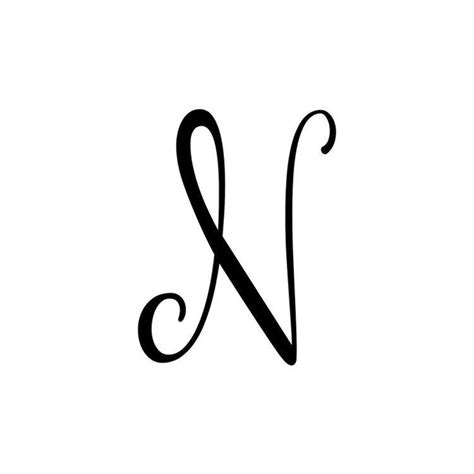 Pin By Isabella Anby On Neglekunst Design Lettering Letter N Initials