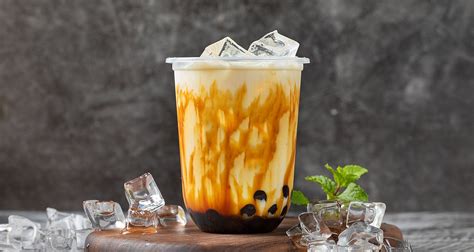 Bubble tea КАРАМЕЛЬ (бабл ти)/ Молочный чай с желе/ Чай с жемчужным ...