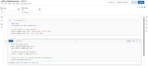 Run One Databricks Notebook From Another Notebook