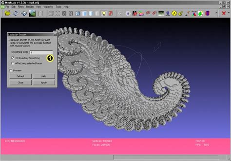 File EX Mesh Tutorial 1 Meshlab Laplacian Filter IncendiaWiki