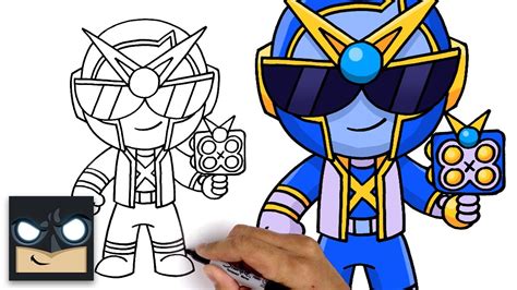 Como Dibujar A Brock Super Ranger Brawl Stars How To