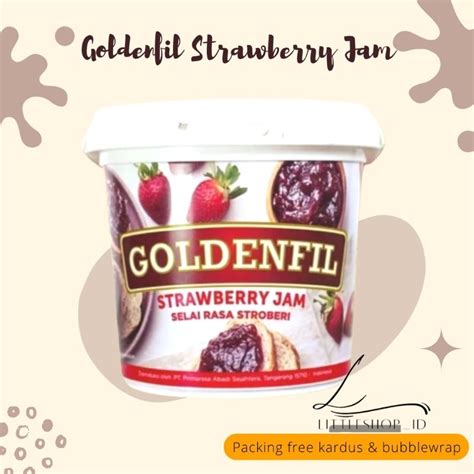 Jual Goldenfil Strawberry Jam Kg Shopee Indonesia