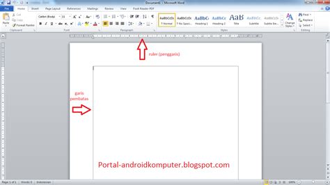 Cara Menampilkan Garis Pembatas Di Ms Word 2010 Boundaries Portal