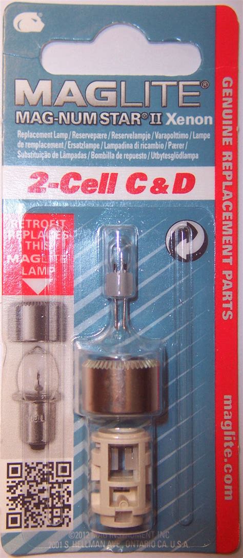 Maglite 2 Cell C And D Replacement Maglight Bulb Mag Num Star Ii Xenon Draco Products