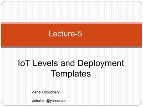 Iot Levels And Deployment Templates Pptx